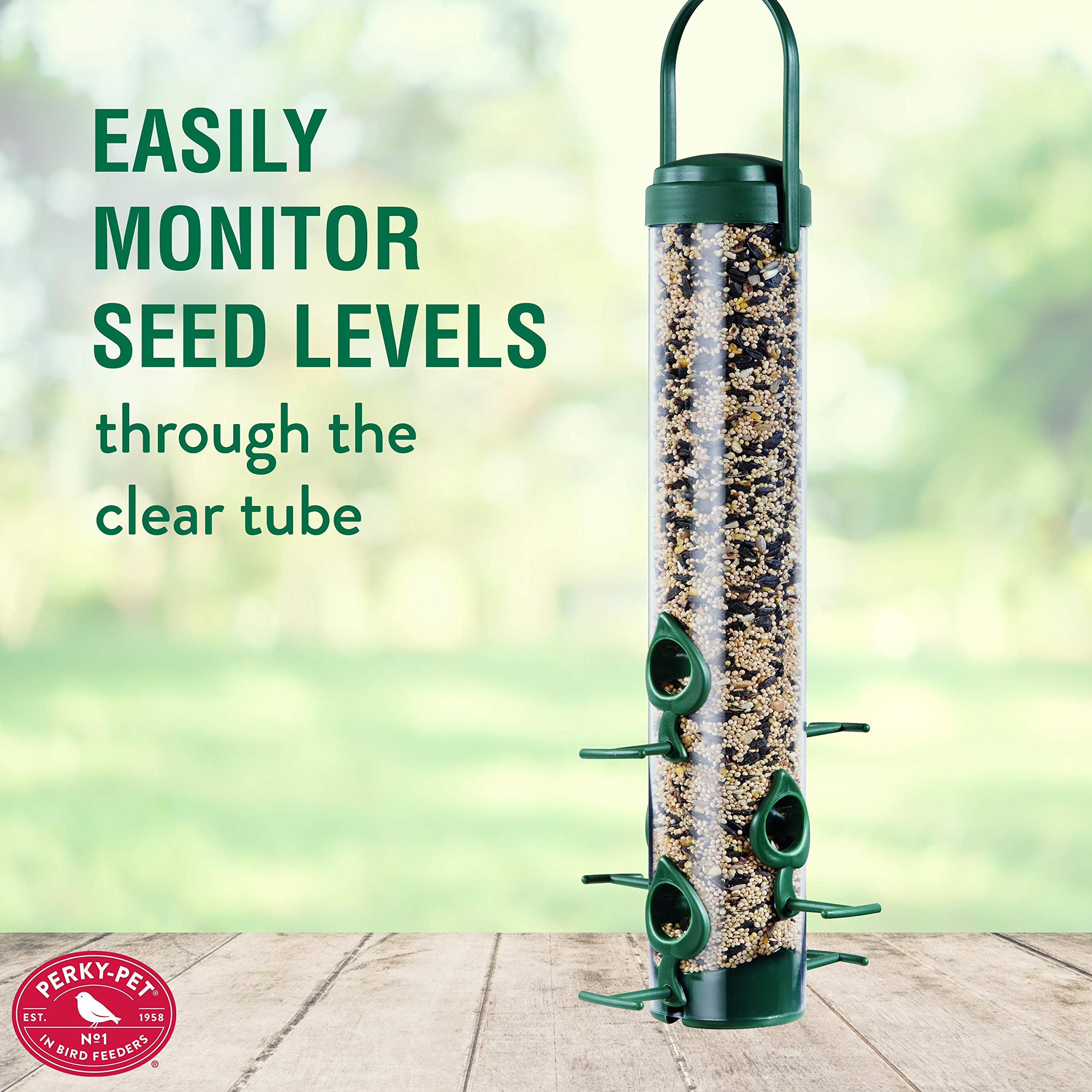 Perky-Pet 480 Classic Hanging Wild Bird Feeder β 1.75 lb Seed Capacity