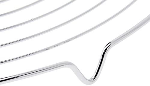 Ibili Round Cooling Racks for Cooking and Baking, Multipurpose Stainless Steel Roasting Rack - Made in Spain, Dishwasher and Oven Safe - 30 x 30cm - 11.9" x 11.9" Inches