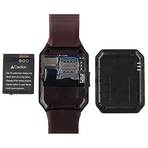 Padgene DZ09 Bluetooth Smartwatch,Touchscreen Wrist Smart Phone Watch Sports Fitness Tracker with SIM SD Card Slot Camera Pedometer Compatible with iOS Android for Kids Men Women
