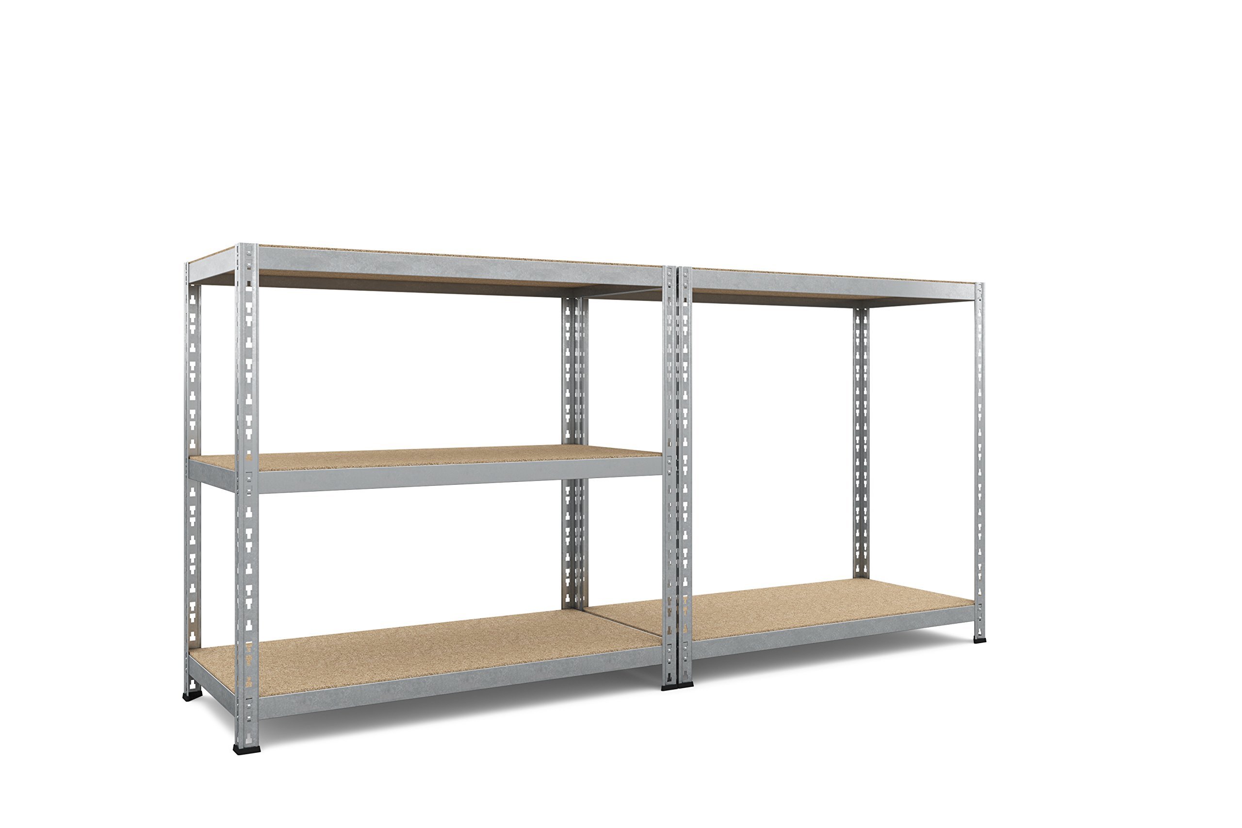 TKT Heavy Duty Shelving 5-Shelf Shelving Unit, 1.925lbs Capacity, 36" Width x 72" Height x 18" Depth