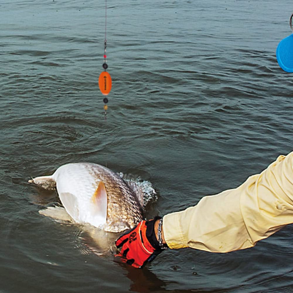Fishing-Popping-Cork-for-Saltwater-Bobbers-Large-Floats Red Fish Popper for Carolina Rig (Popper_Yellow 2 Pack)