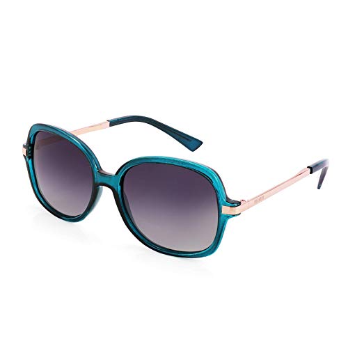 FEISEDY Classic Womens Elegant Polarized Sunglasses Ladies Wide Square Sunglasses Shades B2683