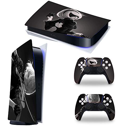 Destroy Girl PS5 Standard Edition Whole Body Vinyl Skin Sticker Decal Cover for PlayStation 5 System Console and Controllers