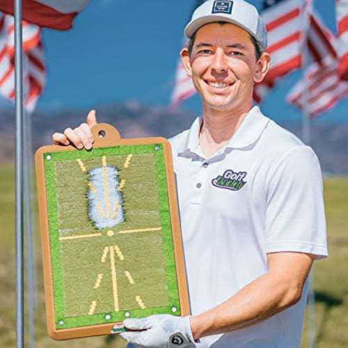 Golf Training Mat for Swing Detection Batting, Premium Golf Impact Mat, Analysis Swing Path and Correct Hitting Posture Golf Practice Mat, Golf Training aids for Indoor/Outdoor