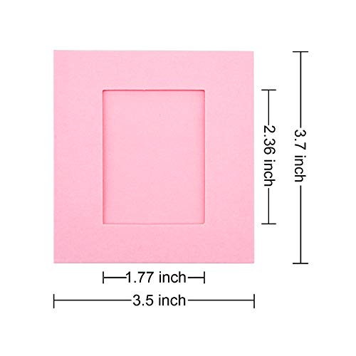 SUNMNS Wall Decor Hanging Display Paper Photo Frame Set Compatible with Fujifilm Instax Mini 11 9 8 70 90 26 Camera Films, Mini Link Printer, 30 Piece (Colorful)
