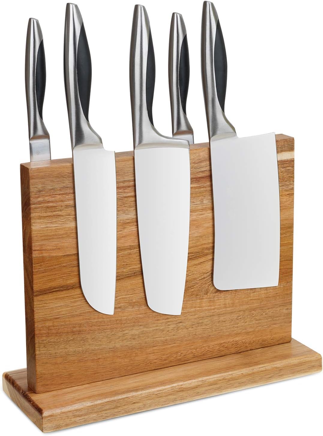 Magnetic Knife Holder Stand Including Strong Adhesive Tape, 4 Screws & Screw Driver, Strong Magnetic Knife Rack for Kitchen Organizing, Magnetic Strip Self Adhesive