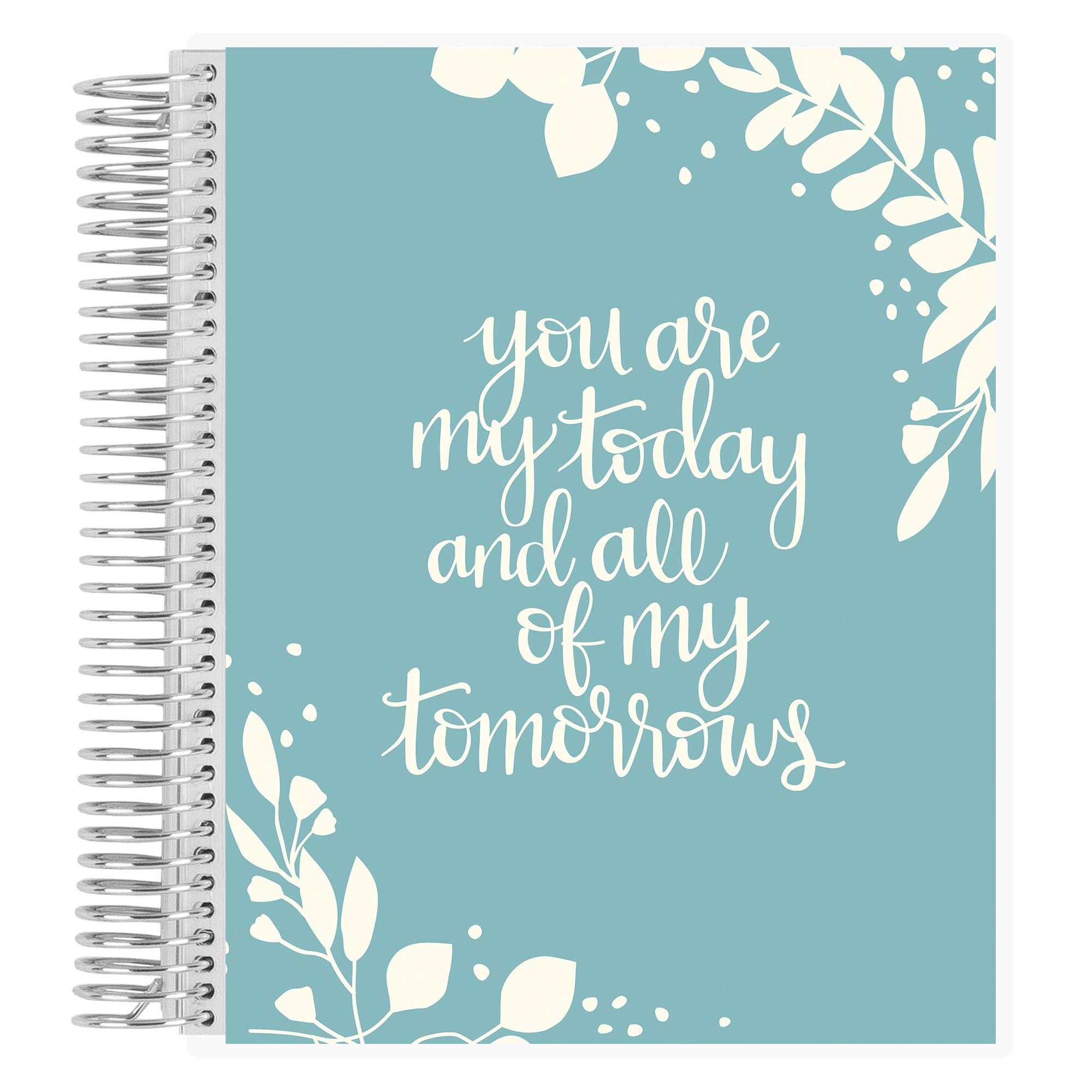 Erin Condren Undated 12-Month Wedding Planner - Today, Tomorrow and Forever, Includes Blank Calendar, Pre-Determined to-Do List, Budget Checklist, Menu Details, and More