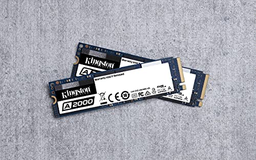 Kingston 1TB A2000 M.2 2280 Nvme Internal SSD PCIe Up to 2000MB/S with Full Security Suite SA2000M8/1000G