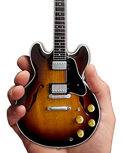 ES-335 Vintage Sunburst Guitar Replica - 1:4 Scale Model Mini Guitar