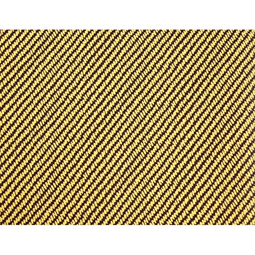 Tolex - Light Brown Striped Vinyl Tweed, 54" Wide, Cut to 1 Yard