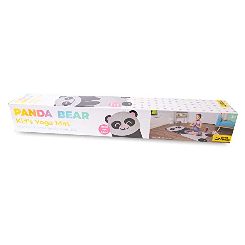 Good Banana Kid's Yoga Mat - Panda Shaped, 65.5 x 31.5 inches, Environmentally Friendly Materials, Adds Stabilty and Comfort.