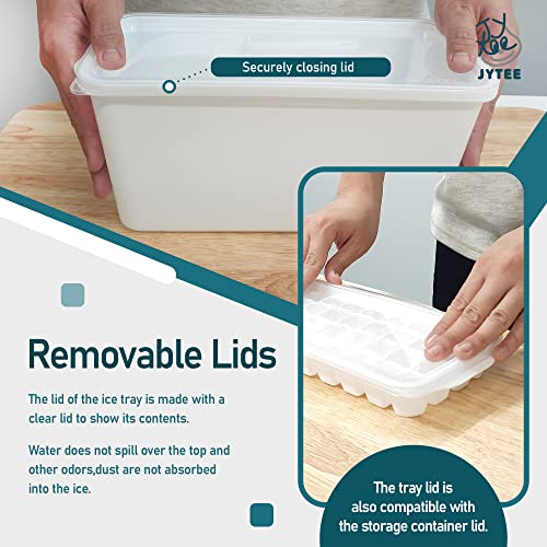 Ice Cube Bin Scoop Trays - Use It as a Portable Box in the Freezer, Shelves, Pantry