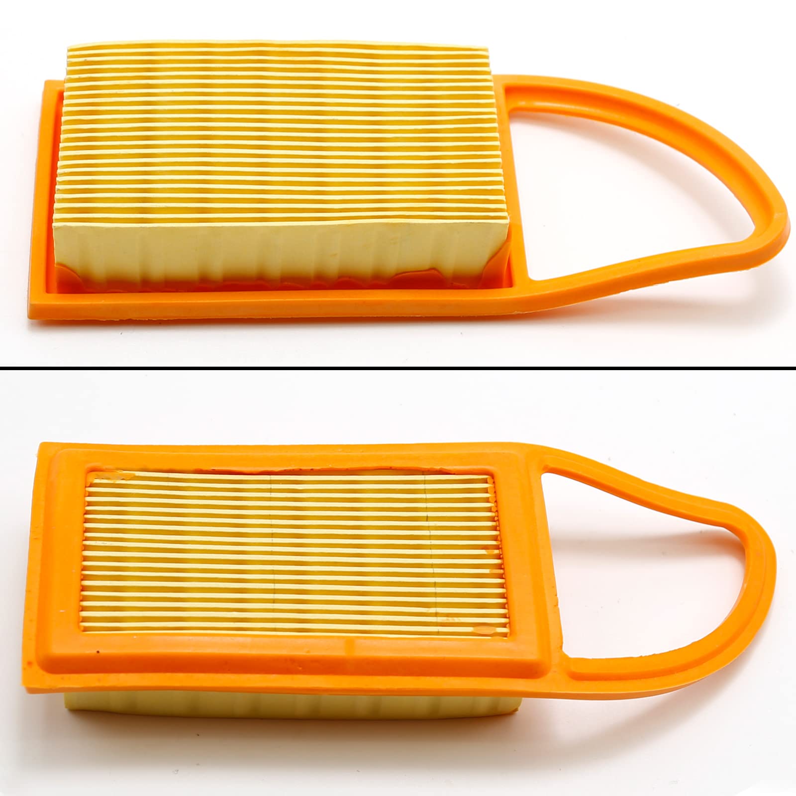 laffoonparts 2 Pack Air Filter Replacement for Stihl BR600 BR550 BR500 BR700 Backpack blowers Replace 4282 141 0300 4282 141 0300B Orange