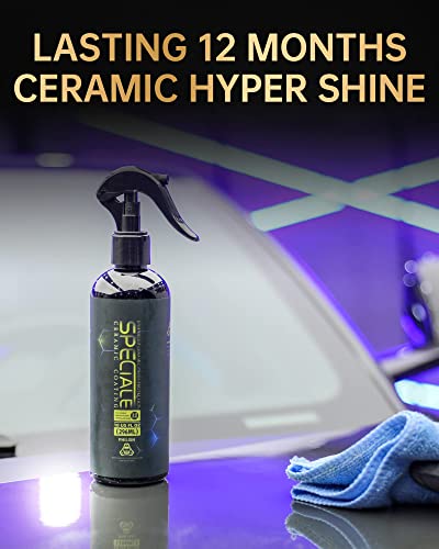 PHILISN Ceramic Spray Coating for Cars (10oz) - SiO2 Nano Technology Quick Coat, High Gloss Hydrophobicty Paint Protection, 12+ Month Lasting Shine, Car Wax Polish for Car Exterior Care