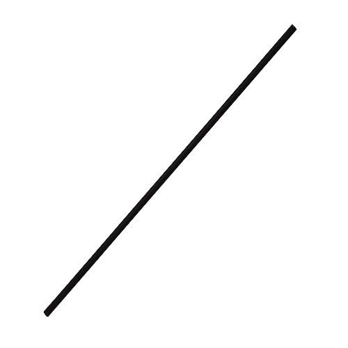 Karat C9100 (Black) 7.5" Stir Straws (3mm Diameter),Black (Case of 5000)
