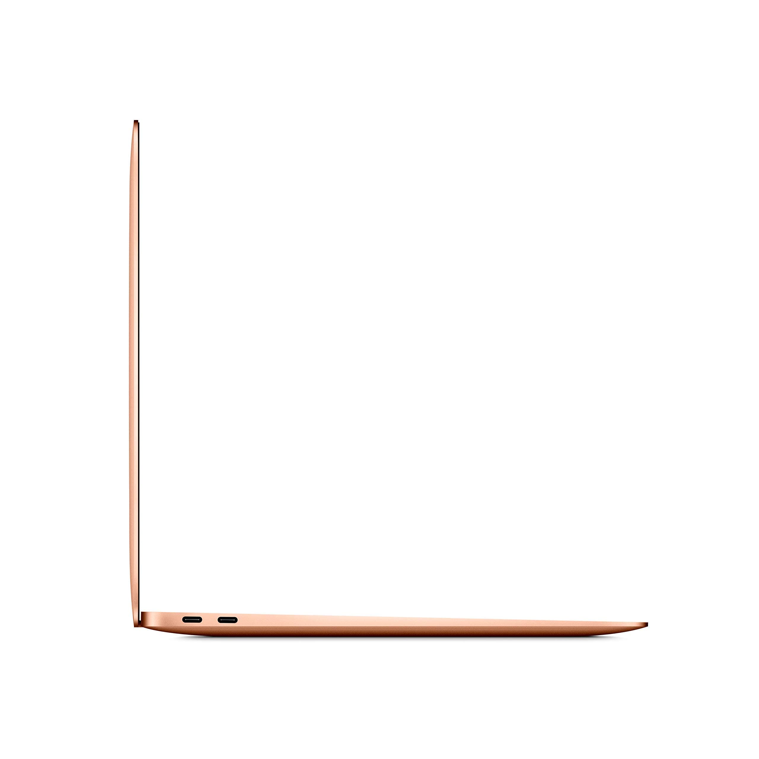 Early 2020 Apple MacBook Air with 1.1GHz Intel Core i3 (13-inch, 8GB RAM, 512GB SSD Storage) (QWERTY English) Gold (Renewed)