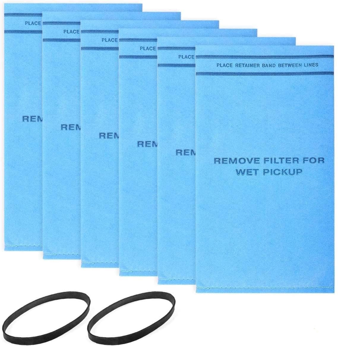 KEEPOW Wet Dry Vac Filter Fit for Stinger 2.5 to 5 Gallon Wet Dry Vacuum WS0255VA, Part# VF2000, 6 Pack