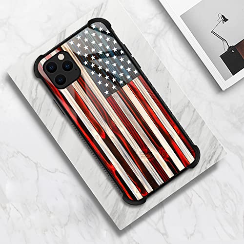 TnXee Case Compatible with iPhone 13 Mini Case, Old Glory Traditional American Flag Pattern Design Case for iPhone 13 Mini Cases for Men Women Case