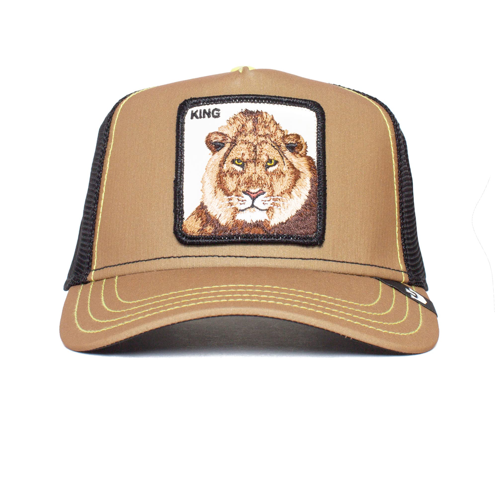 Goorin Bros. Men's The Farm Reflective Collection Unisex Adjustable Trucker Cap, Brown, One Size