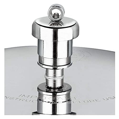 Vinod Pressure Cooker Stainless Steel – Outer Lid - 2 Liter – Induction Base Cooker – Indian Pressure Cooker – Sandwich Bottom – Best Used For Indian Cooking, Soups, and Rice Recipes, Quinoa
