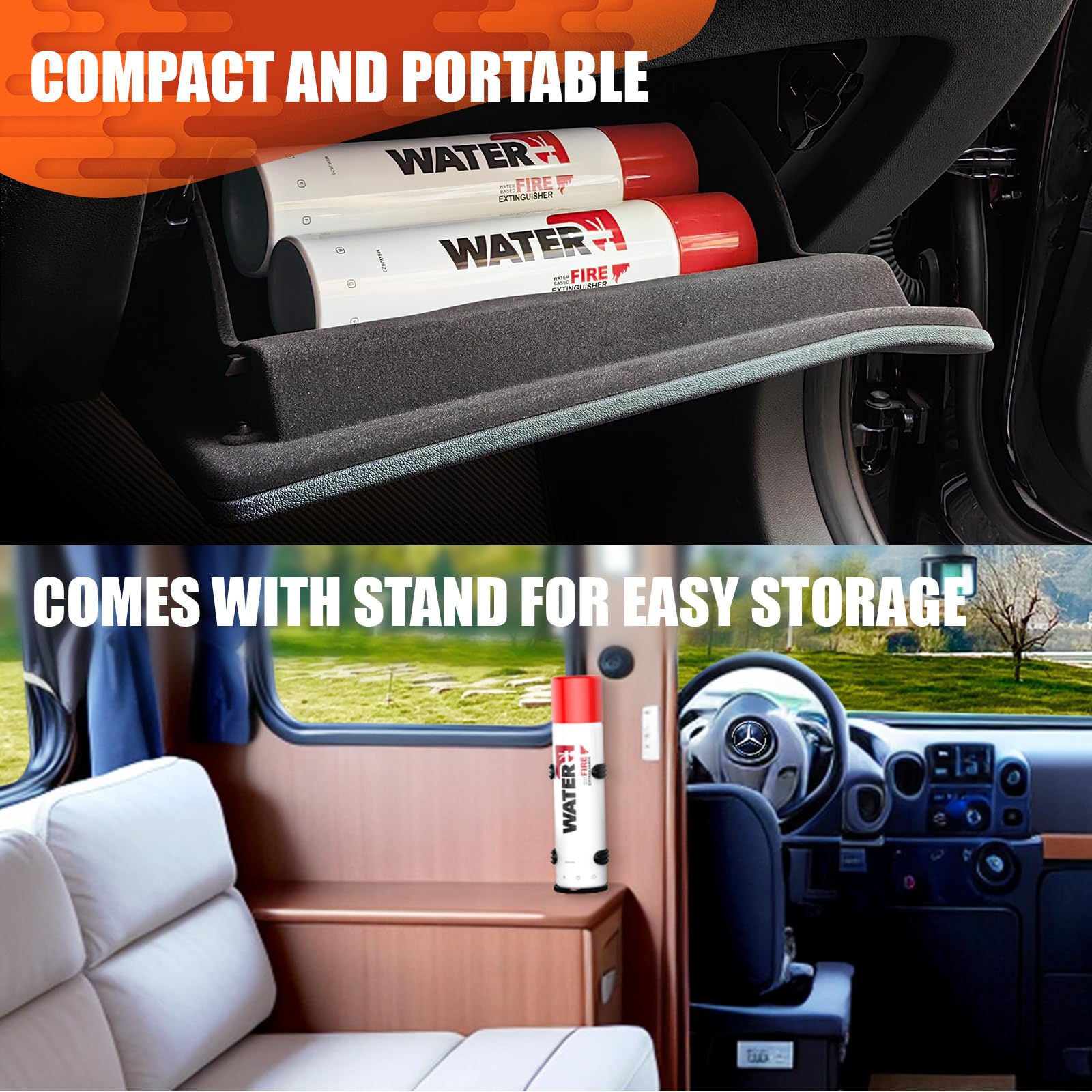 easiest to use Fire extinguisher. Home, Car, Kitchen and Boat fire extinguishers, Electrical Fire extinguishers. With