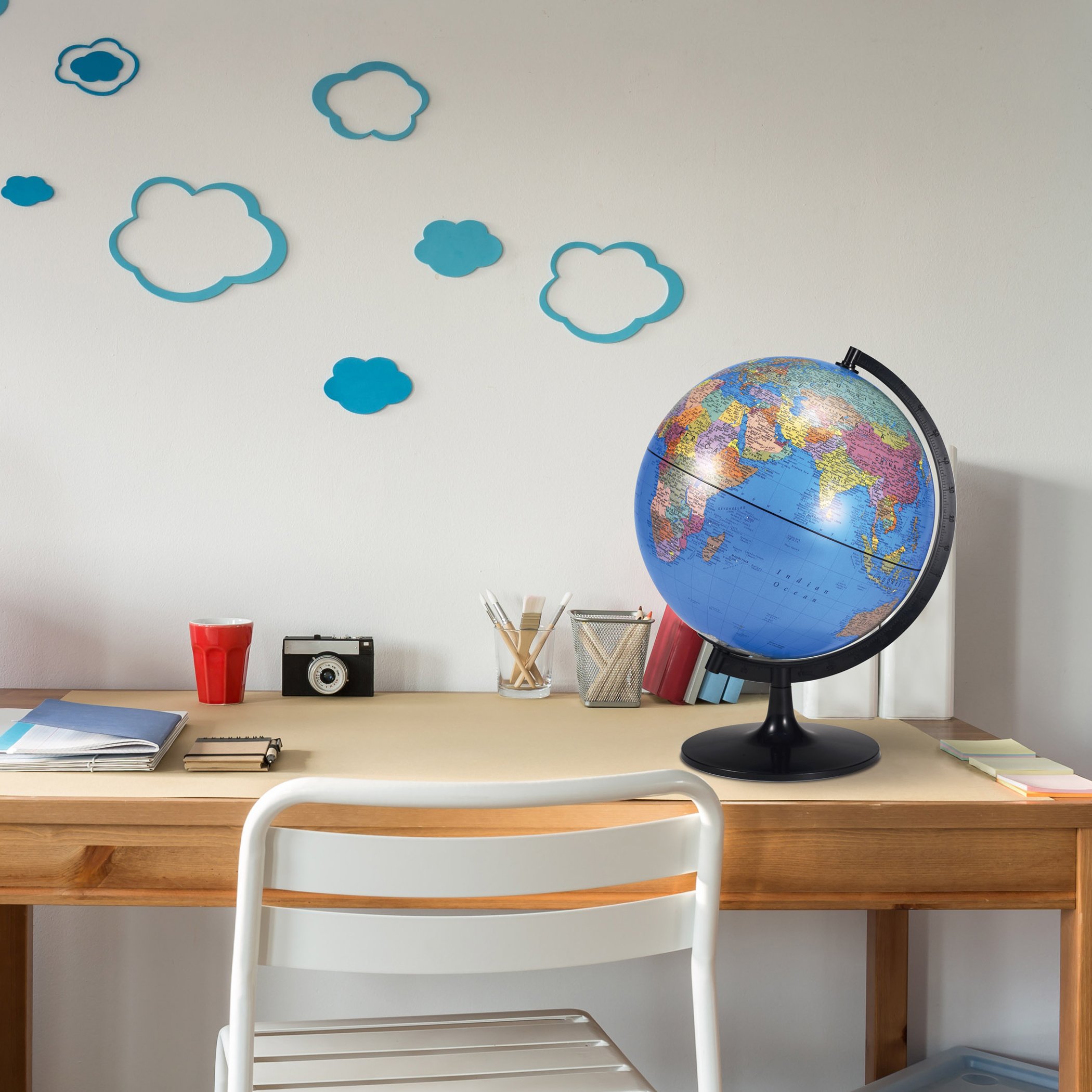 Edu-Toys EDU36899A Desktop Political Globe, 11-Inch