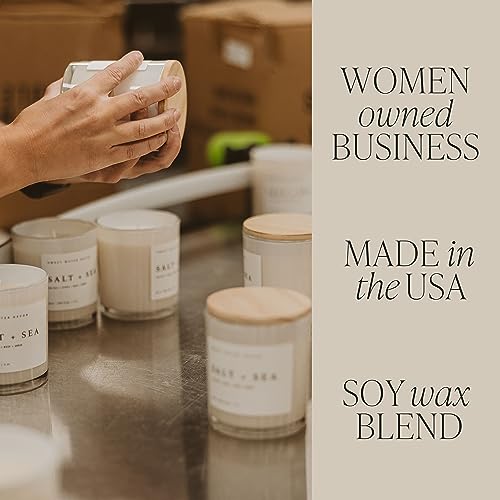 Sweet Water Decor Hello Pumpkin Soy Candle | Pumpkin | Warm Spices | Vanilla | Whipped Cream | Buttery Pie Crust Scented Candle for Home | 11oz White Jar Candle, 50+ Hour Burn Time, Made in the USA