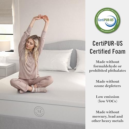 Martha Stewart SleepComplete King Mattress in a Box, Firm Pocket Spring and Foam Hybrid Mattress, Dual-Action Cooling, 5-Way Zoning, Coolweave Cover, 12 ", White