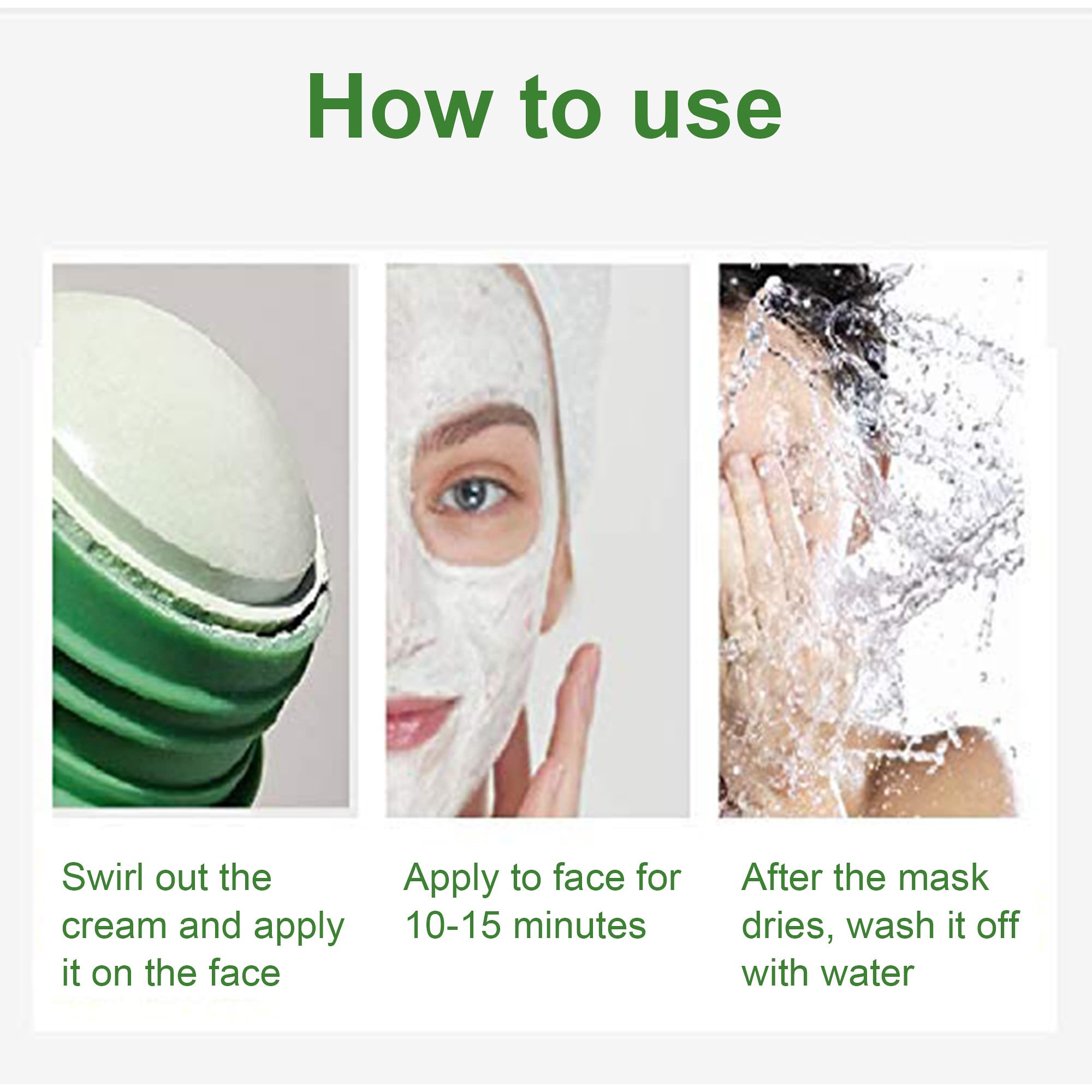 Venanoci Green Tea Mask stick, Purifying Clay Mask, Blackhead Remover,Poreless Deep Cleanse Mask Stick,Oil Control Face Mask, Skin Detoxifying Face Stick Mask for all Skin Types (Green Tea)