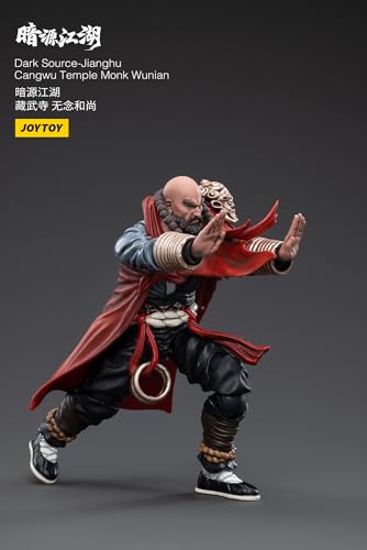 HiPlay JoyToy 1/18 Scale Science-Fiction Action Figures Full Set-Dark Source Battle for The Stars Series- Chinese Ancient Warriors JIANGHU Cangwu Temple Monk Wunian