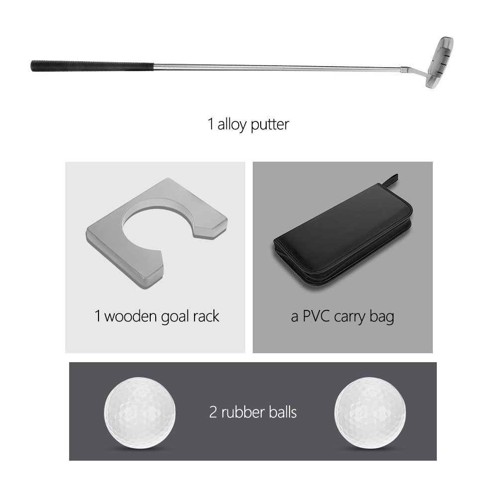 Dwawoo Putter Practice Set Kit, Golf Putting Cup Golf Putting Practice Accessories Golf Gift