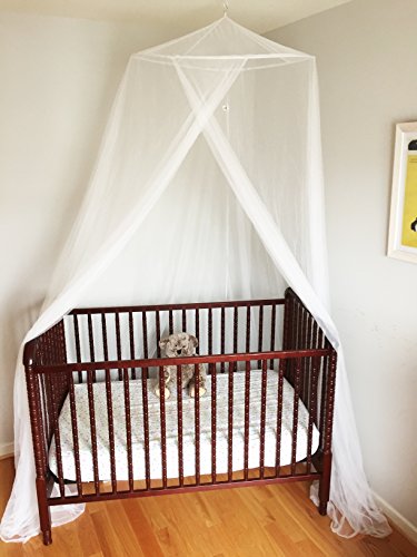 Tedderfield Extra Large Mosquito Net Premium Quality for Single to Cal King Size Beds + Cribs, Conical Netting, Spacious Bed Canopy: Extra Wide and Long, Indoor Outdoor Use, Ideal Travel Net
