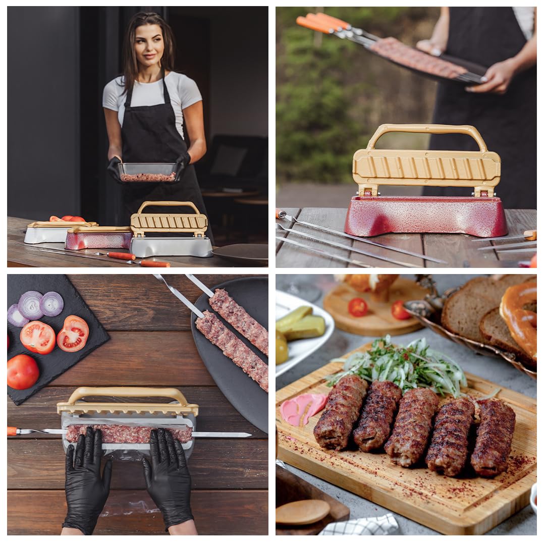 Silver Gold Kebab Maker