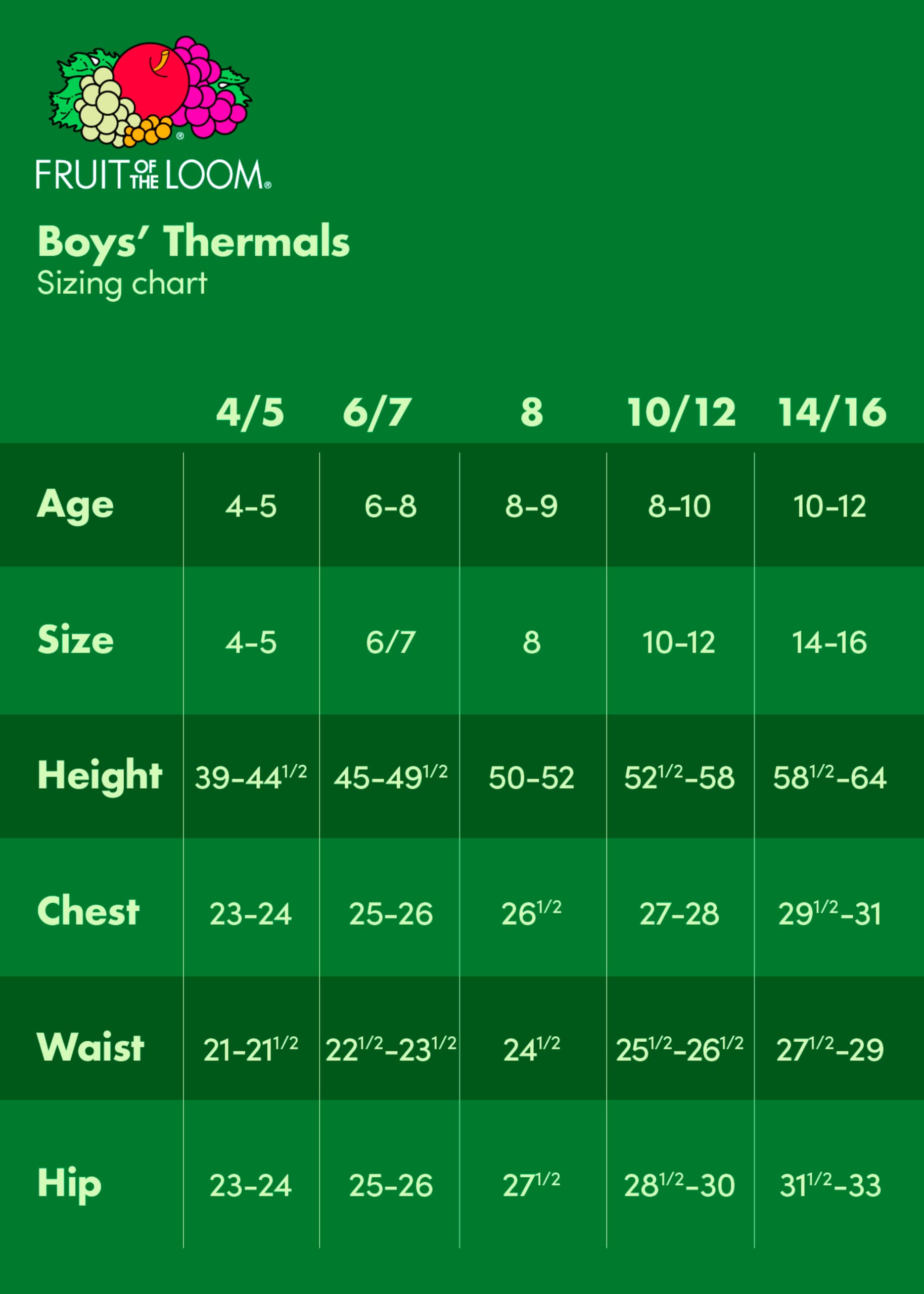 Fruit of the Loom boys Premium Thermal Waffle Underwear Base Layer Set, Black, 7-Jun US