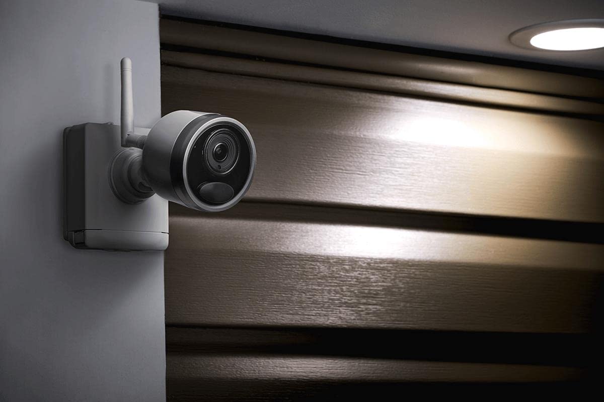 Lorex LWB4801 Indoor/Outdoor Wire-Free Security Camera for Battery Powered, Audio Security Bullet Camera,1080p HD, 65ft IR Night Vision,2-Way Talk, Works with LHB926, LHB927, LHWF1000, White (M.Refurb