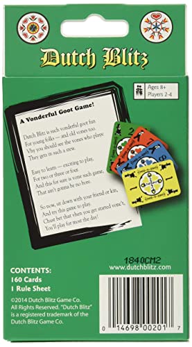 Dutch Blitz: Original and Expansion Combo, Fast Paced Card Game, Fun for Everyone, Great Family Game, Combine Packs to Play With 2-4 Players, For Ages 8 and Up