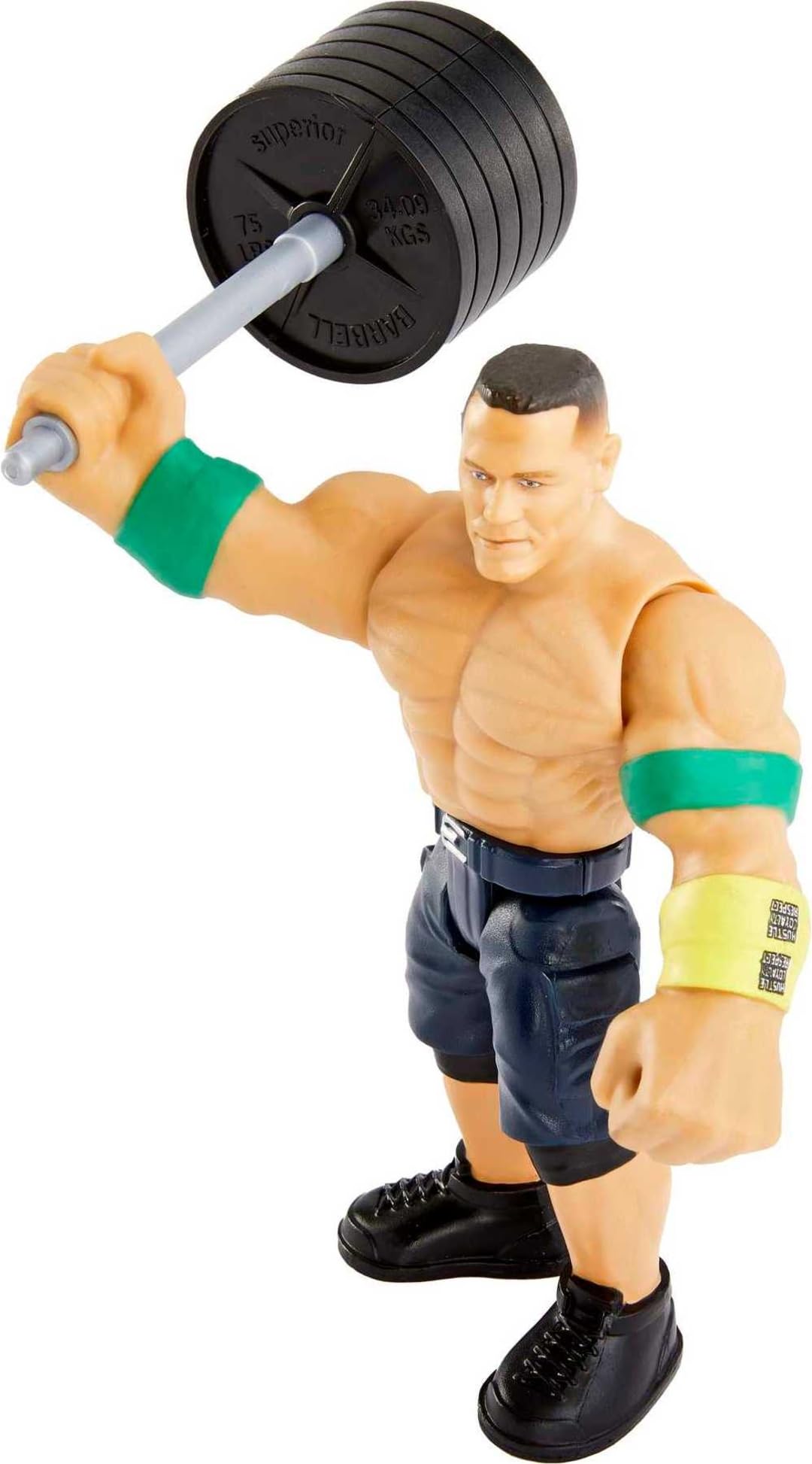 Mattel WWE John Cena Bend 'n Bash Stretching Action Figure with Accessories, 5.5-inch