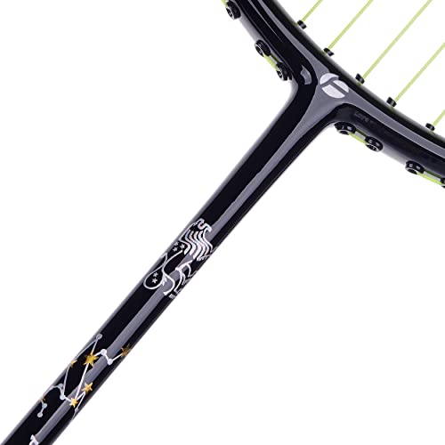 Flexpro 4U 26LBS Tension Carbon Fiber Head Light Series Badminton Racket High Rigid Lightweight Racket Leo