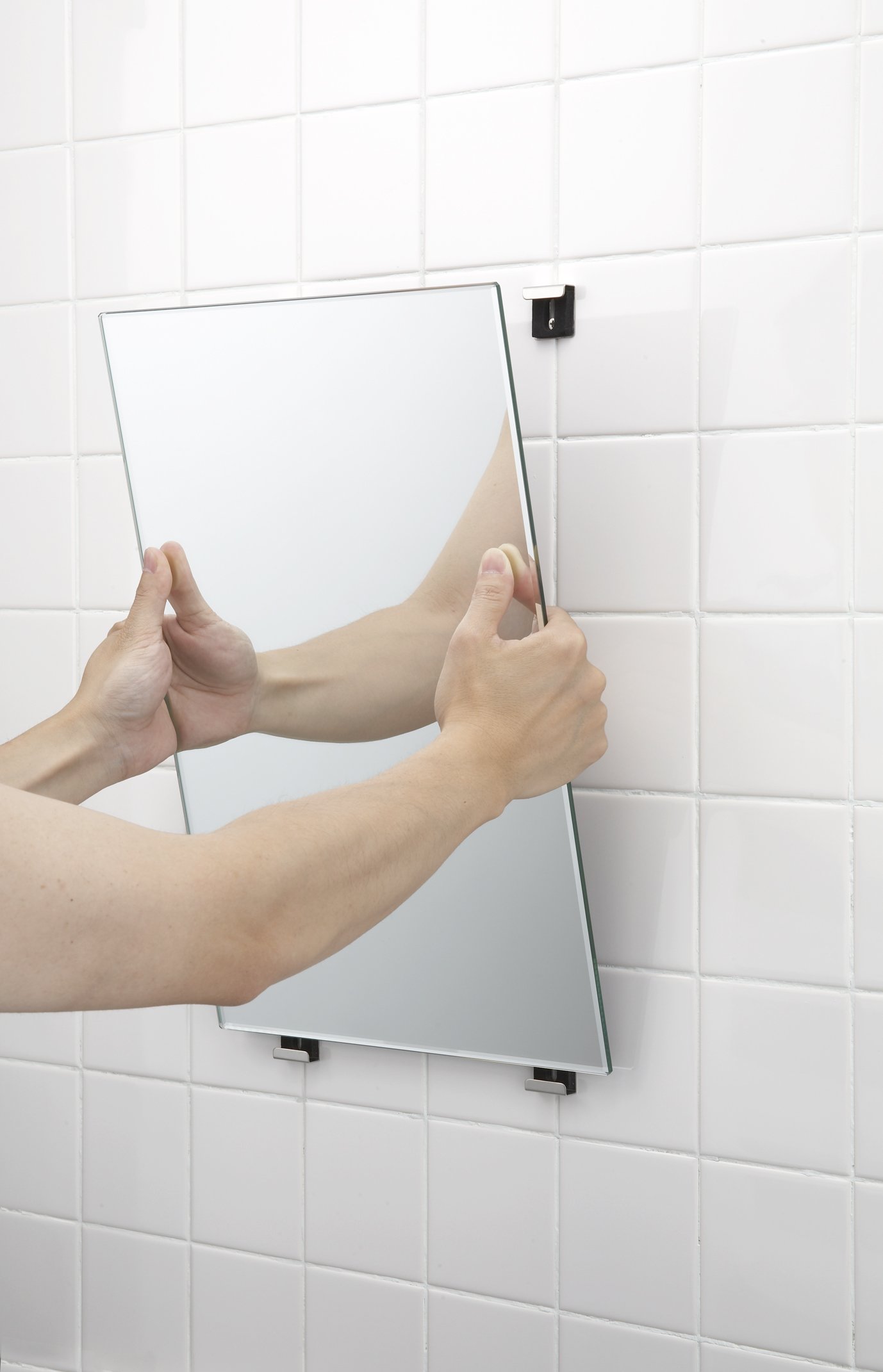 Topre Corporation Bath Mirror, Replacement Mirror, Approx. 18.1 x 14.0 inches (45.7 x 35.6 cm), Thickness 0.2 inches (5 mm), Moisture Resistant, Easy Installation, Made in Japan N-4, 1 Piece