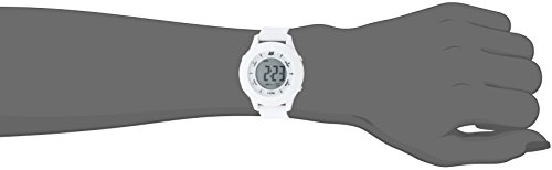 Skechers Women's Rosencrans Digi Quartz Casual Sports Silicone Nurse Digital Watch, Color: White (Model: SR6142)