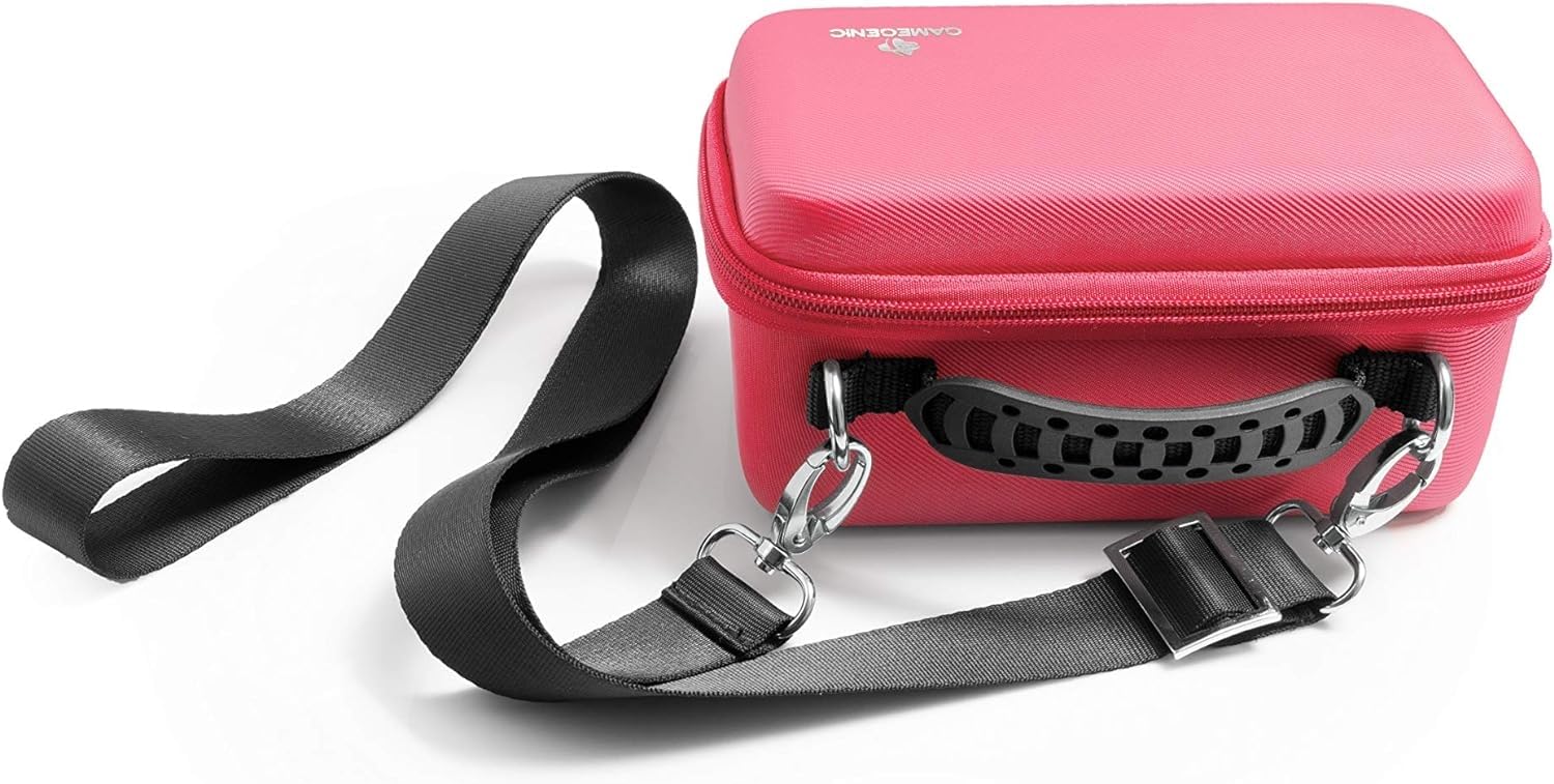 Game Shell 250+ | Portable Case for Board Games and Card Games | Holds Up to 250 Double-Sleeved Cards | Accessories Compartment Holds Tokens and Dice | Pink Color | Made by Gamegenic