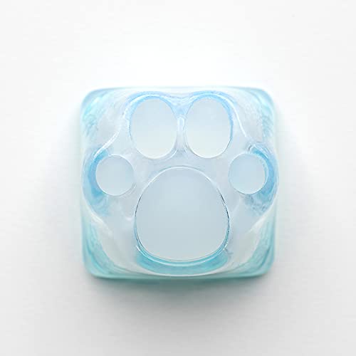 wwkeycaps ZOMO Special Edition 3D Printing Gaming Cat Keycaps Cherry MX keycaps Cats paw ShapeTiffany Blue