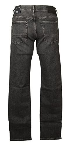 Tommy Hilfiger Men's Jeans Slim fit Stretch Trousers 5 Pockets Article XM0XM01688 Bleecker AG (as1, Waist_Inseam, Numeric_33, Numeric_32, Regular, Regular, 1B2 Agar Black, W 33 / L 32)
