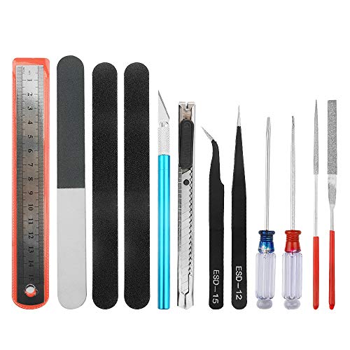 TOVOT 21PCS Model Tools Hobby Building Tools Craft Set Modeler Basic Building Kit for Gundam Model Assembling Building and Repairing