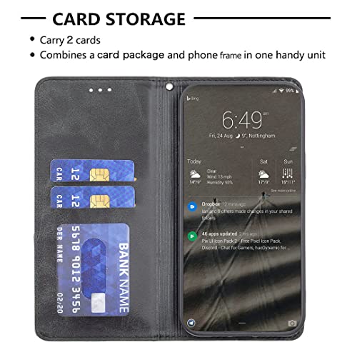 Flip Stand Case Compatible for Vivo Iqoo Z5 Phone Case Cover PU Leather Kickstand Magnetic Wallet Case CPT3