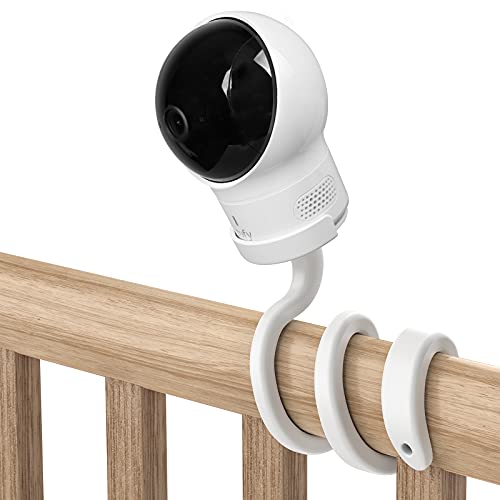 UIQELYS Baby Monitor Mount Baby Camera Holder Compatible with Eufy Spaceview Baby Monitor, S Baby Monitor, Pro Baby Monitor Easy Insatll Holder No Tools Needed No Wall Damage