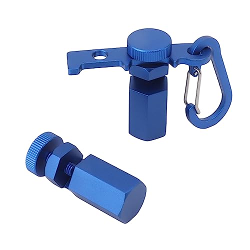 Framing Jig for Stair Layout, Stair Gauge Knob Aluminium Framing Square Stops Stair Stringer Layout Tool, Treads (Blue)