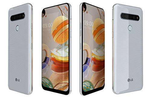 LG K61 4G LTE Quad Camera 128GB / 4GB Ram (AT&T/Cricket/Mint/Tmobile) Latin Caribbean 6.53 Octa Core (White)