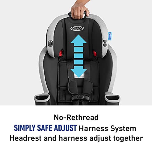 Graco Extend2Fit 3 in 1 Car Seat, Ride Rear Facing Longer, Garner, 21.56 pounds