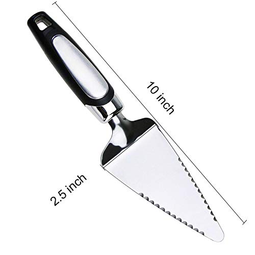 Tosnail 2 Pack Stainless Steel Pie and Cake Cutter Cake Server